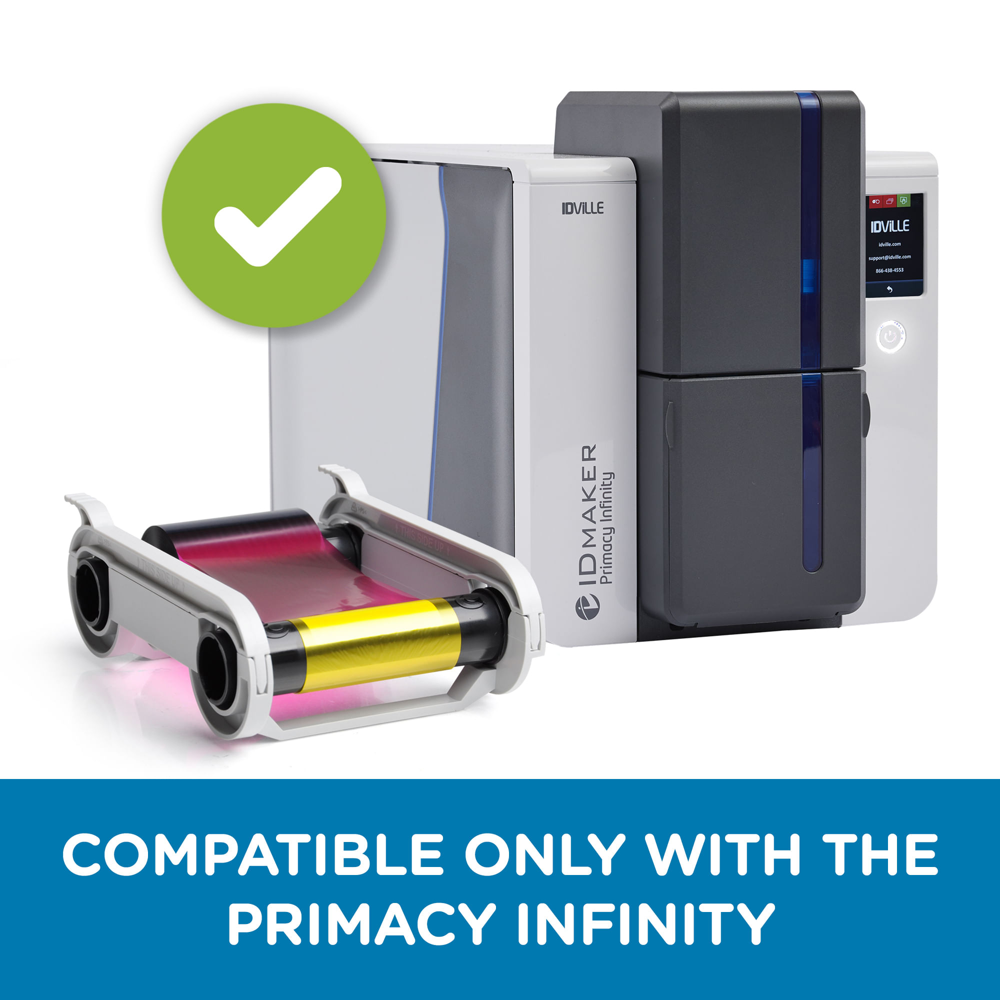 ID Maker Infinity 300-Print YMCKO Printer Ribbon - IDville