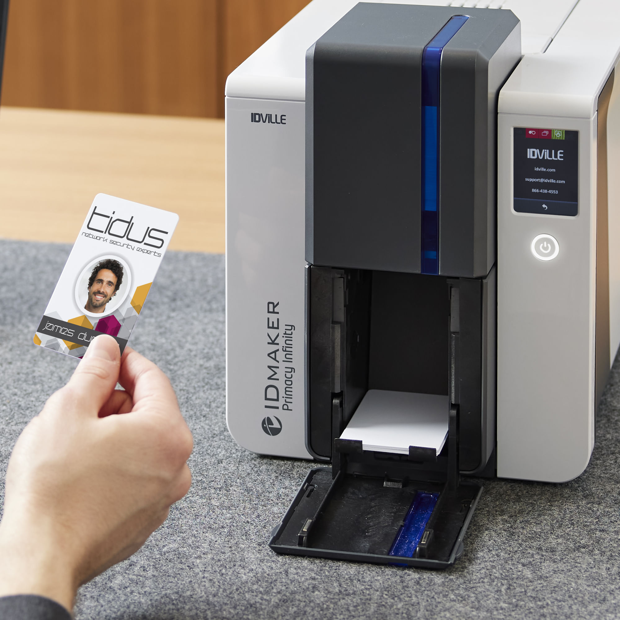 ID Maker Infinity 2-Sided ID Card Printer - IDville