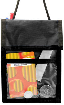 Event Zipper Pouch Badge Holder - 25 Pack - IDville